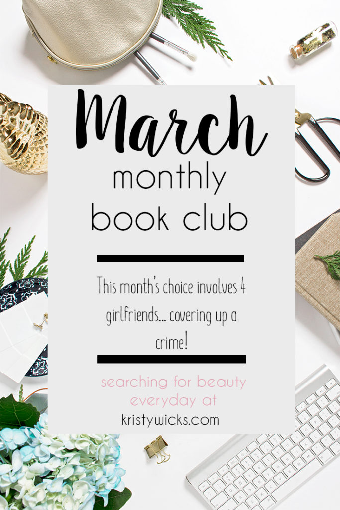 March Book Club Discussion + April Book Choice! This one is a doozy..